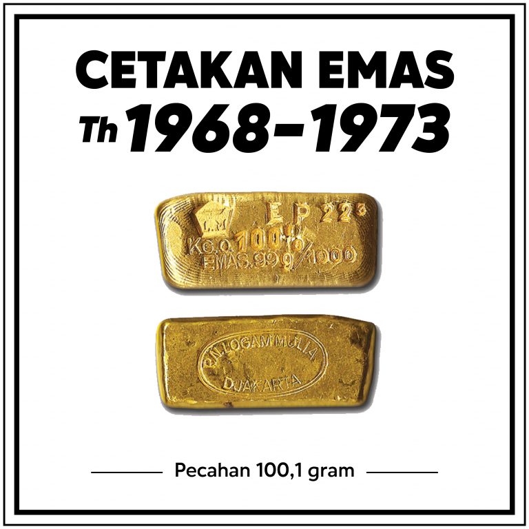 Sejarah Cetakan Emas Logam Mulia PT Antam Tbk. dari tahun 1930-2018