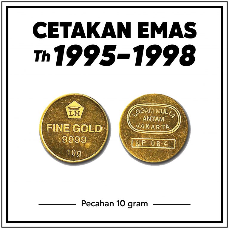 Sejarah Cetakan Emas Logam Mulia PT Antam Tbk. dari tahun 1930-2018