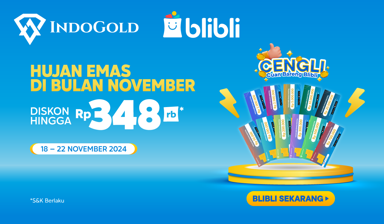 BPD Blibli IndoGold Digital Voucher